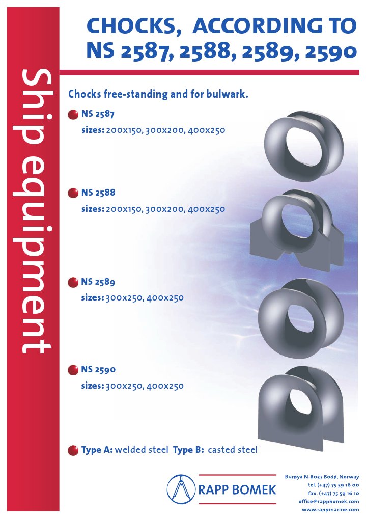 RB - Chocks NS 2587-88-89-90 | PDF | Technology & Engineering