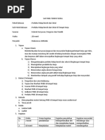 Format - Satuan Acara Penyuluhan (SAP) | PDF