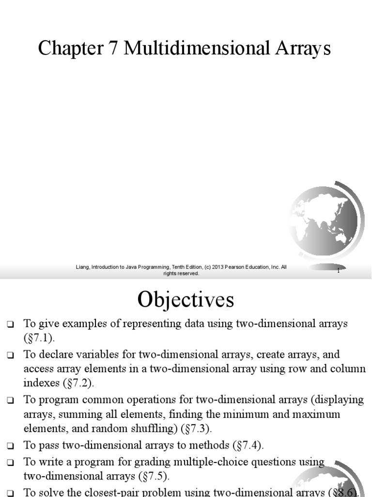 CPCS203 07 Ragged Arrays | PDF | Array Data Structure | Matrix ...