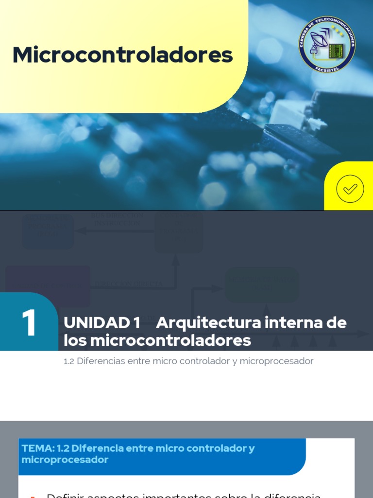 Clase 02 Unidad01 Item1 2 Microcontroladores2020 1 Pdf