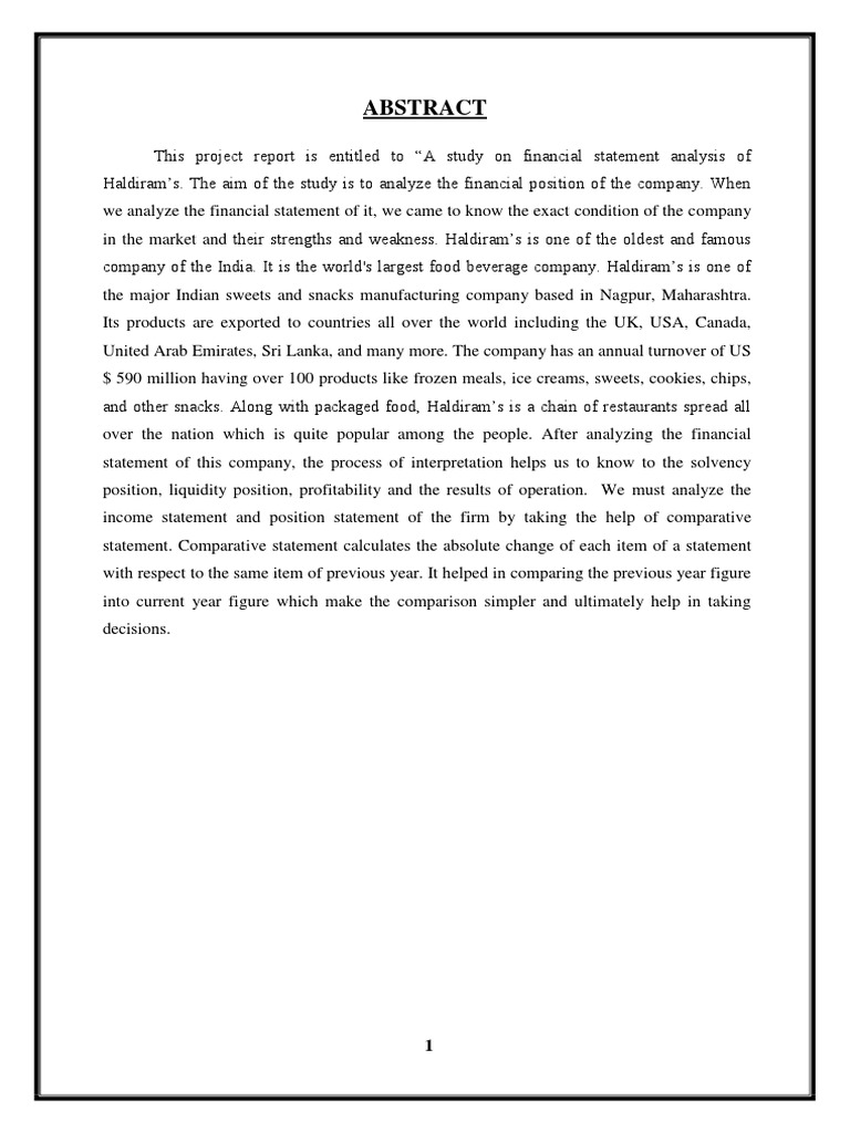 FMA (Comperative Statement Analysis As A Managerial Tool) | PDF ...