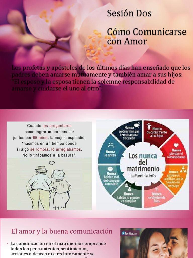Sesion 2 Como Comunicarse Con Amor | PDF | Amor | Sicología