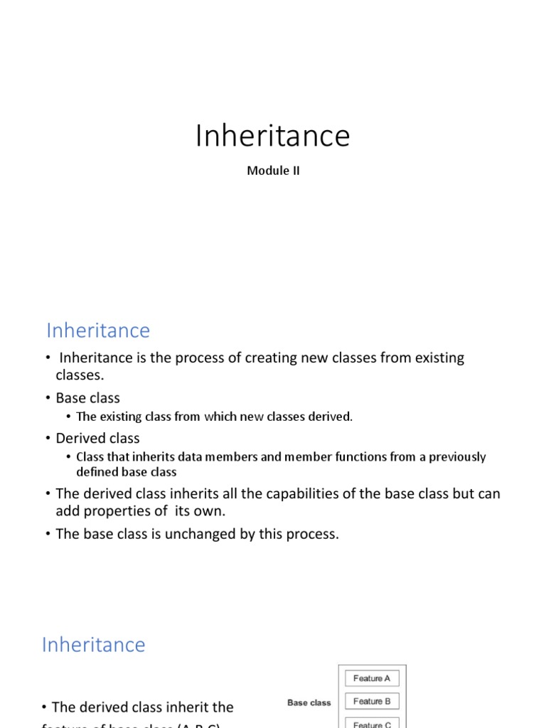 Inheritance | Download Free PDF | Pointer (Computer Programming) | Class (Computer Programming)