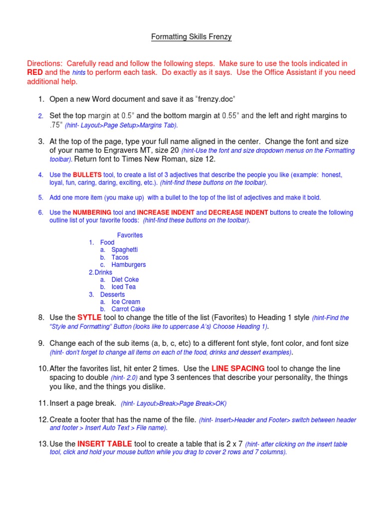 Formatting Frenzy | PDF | Software | Computing