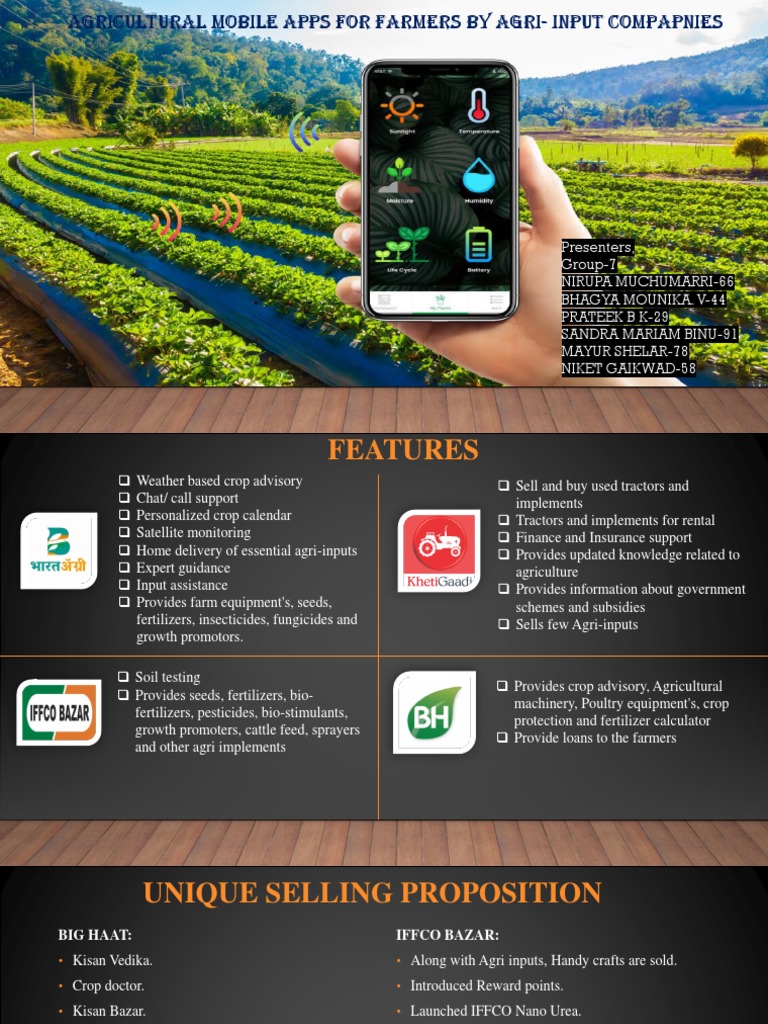 Group-7 - Mobile Apps by Agri-Input Companies | PDF | Agricultural ...