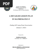 Detailed Lesson Plan in Grade 5 Mathematics | PDF | Prime Number ...