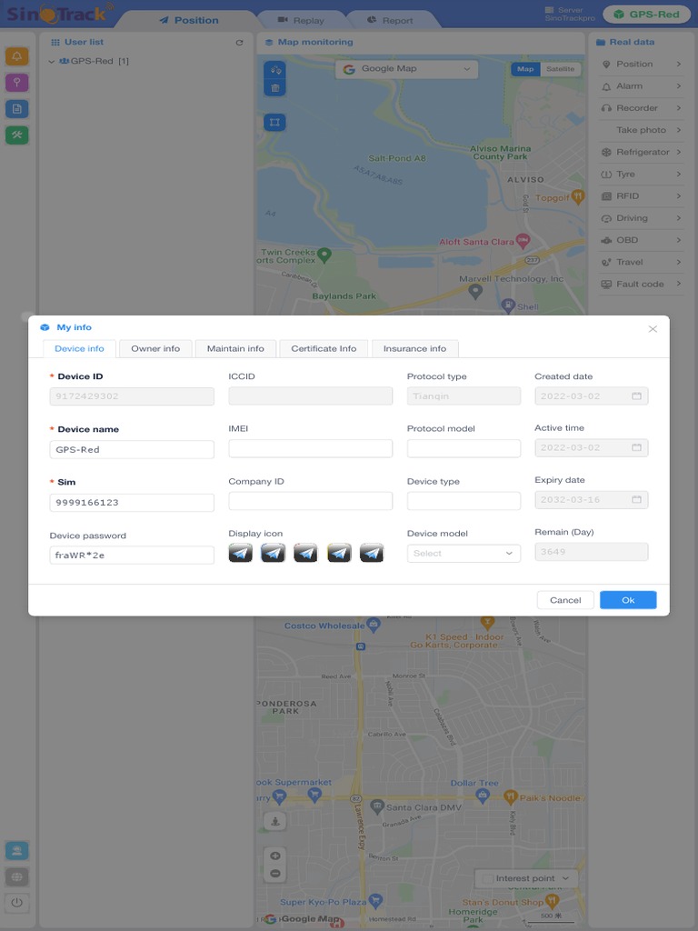 SinoTrack - GPS Tracking System | Download Free PDF | Computer ...