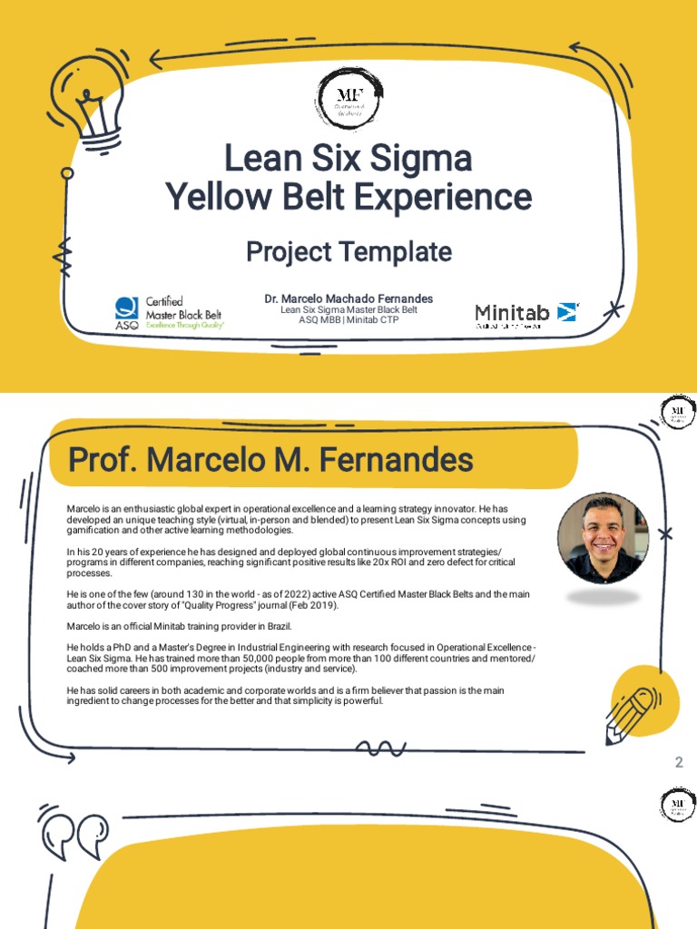LSS YB Experience - Project Template | PDF | Business