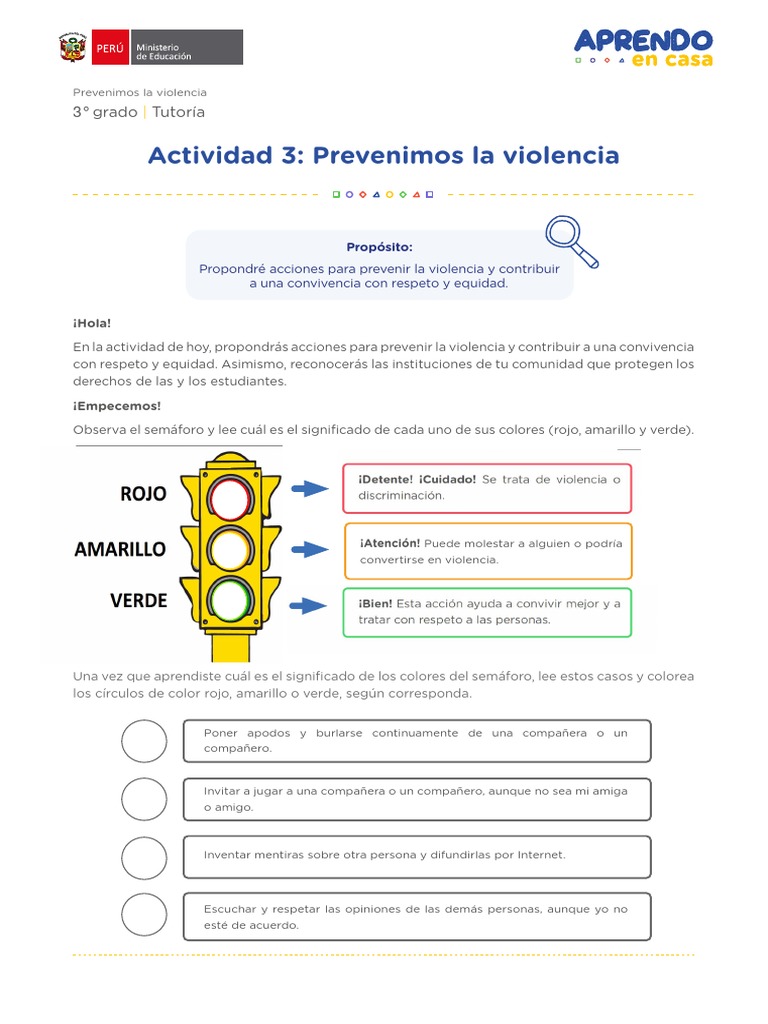 Iv Eda - Act 2 - 3 Tutoria Violencia 3W | PDF | Violencia