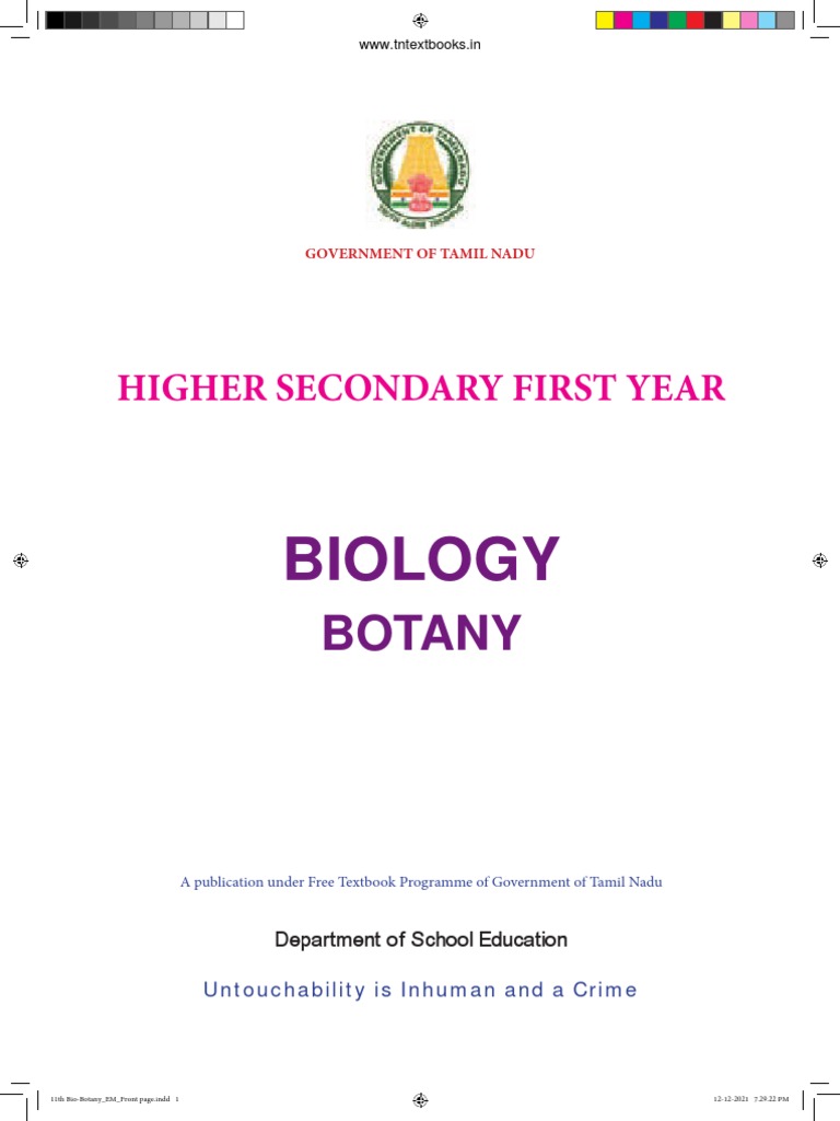 11th Biology Botany EM - WWW - Tntextbooks.in | PDF