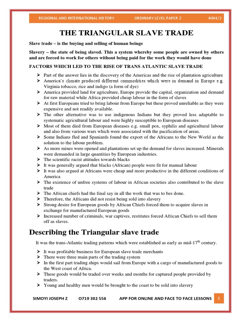 International Affairs 2167 Revised Final 085759 | PDF | Atlantic Slave ...