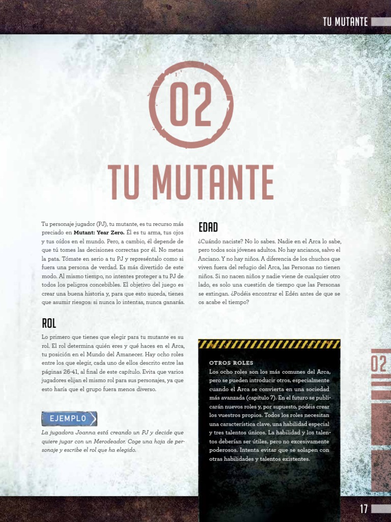 Creación de Personajes en Mutant Year Zero | PDF | Mutación