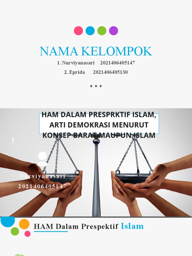 HAM dan Demokrasi dalam Perspektif Islam | PDF
