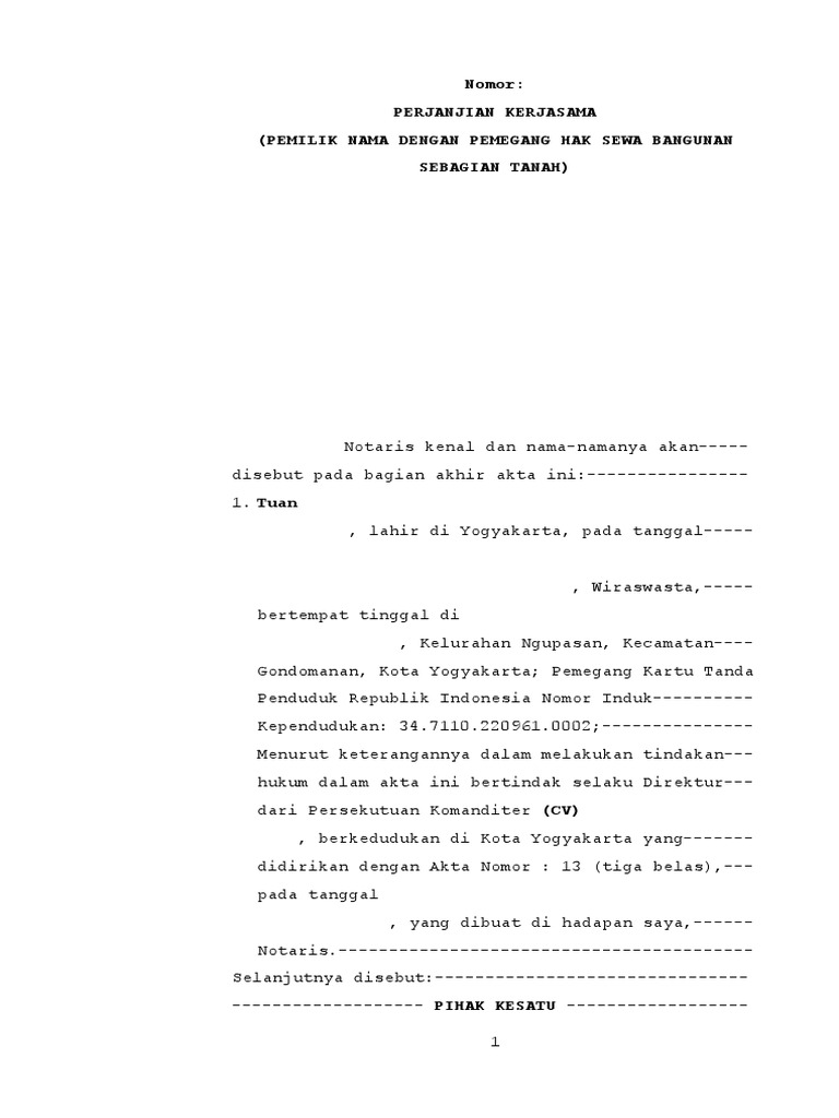 Edit Kerjasama Popeye (Endra Hartono) | PDF | Hukum | Komputer