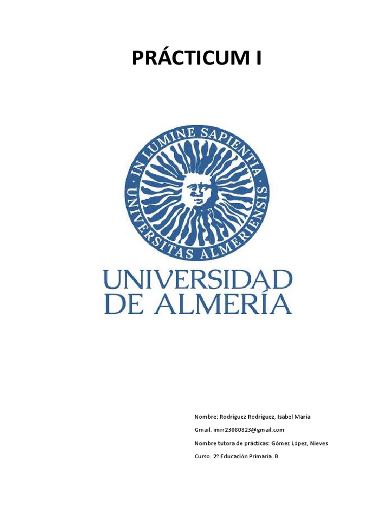 Dossier Prácticum | PDF | Evaluación | Plan de estudios