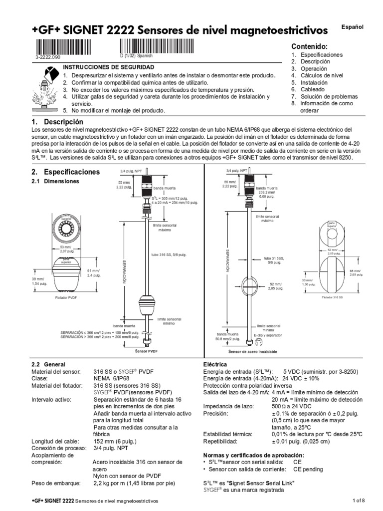 Sensor de Nivel | PDF | Sensor Sensor de Nivel | PDF | Sensor