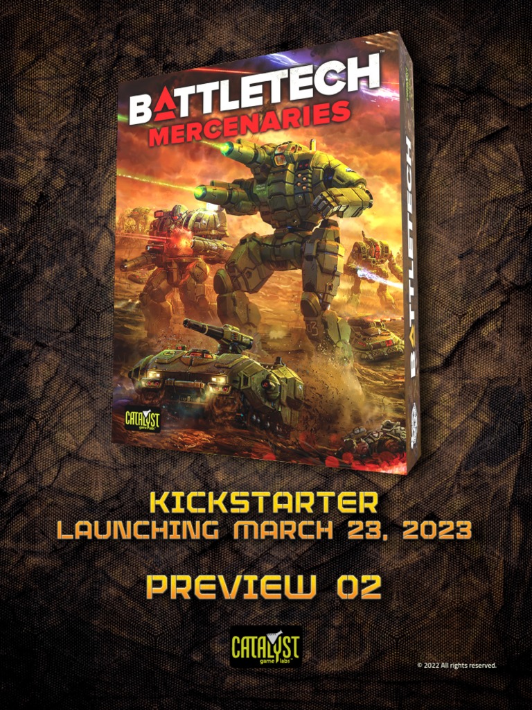 BattleTech Mercenaries Kickstarter Preview 02 | PDF | Battle Tech