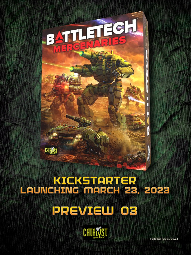 BattleTech Mercenaries Kickstarter Preview 03 | PDF | Battle Tech