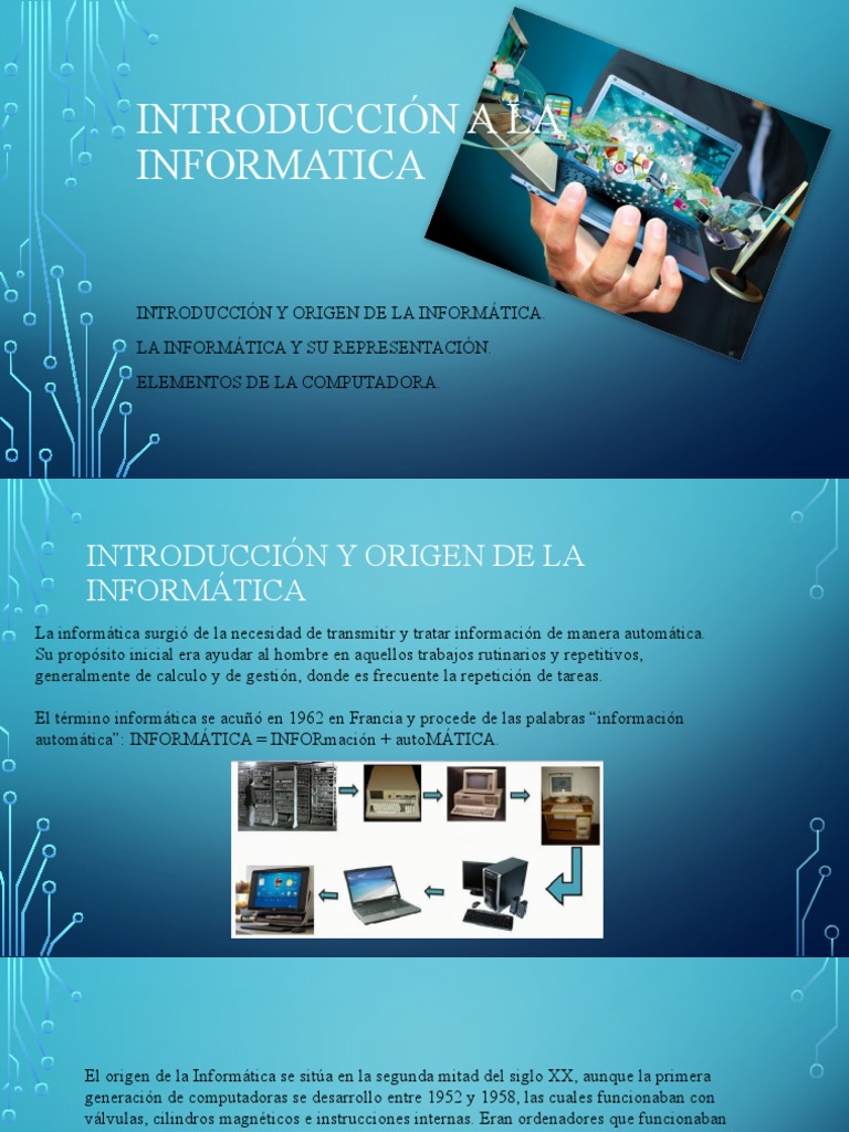 Introducción A La Informatica | PDF | Informática | Hardware de la ...