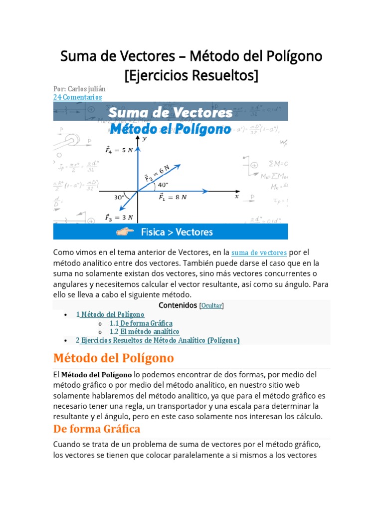 Suma de Vectores Vania2 | PDF | Vector Euclidiano | Trigonometría