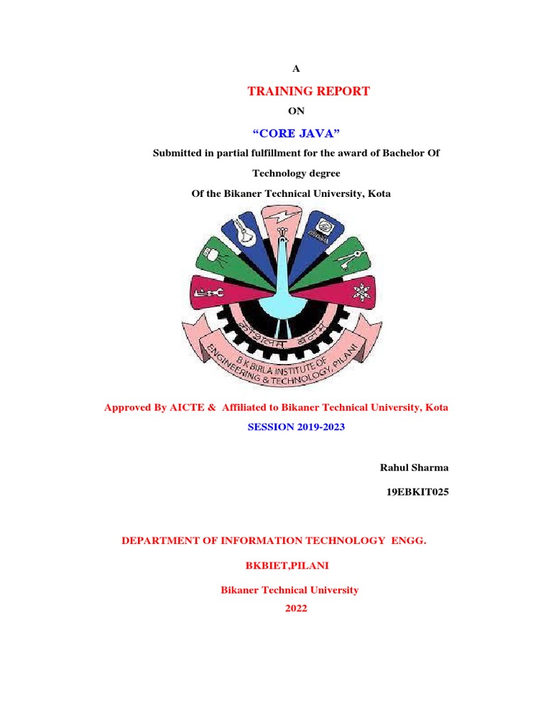 Seminar Rahul Pdf Java Programming Language Java Software