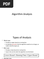 Algorithm Analysis Cheat Sheet | PDF | Algorithms | Algorithms And Data ...