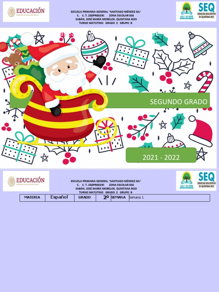Planeacion Mensual de Diciembre Segundo Grado 2021 | PDF | Insectos ...