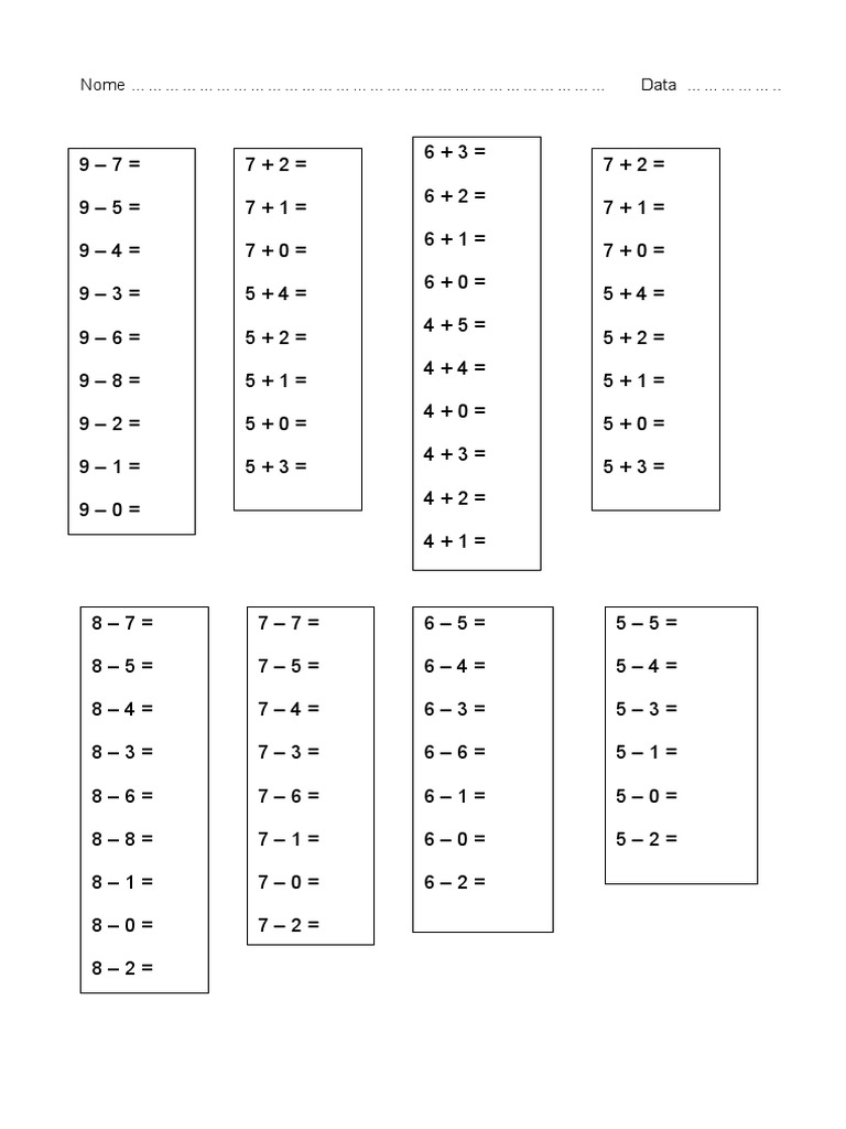 Primária - Mat.teste 1.º Ano.-17doc | PDF