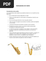 Las Partes Del Saxofon | PDF | Saxofón | Instrumentos musicales