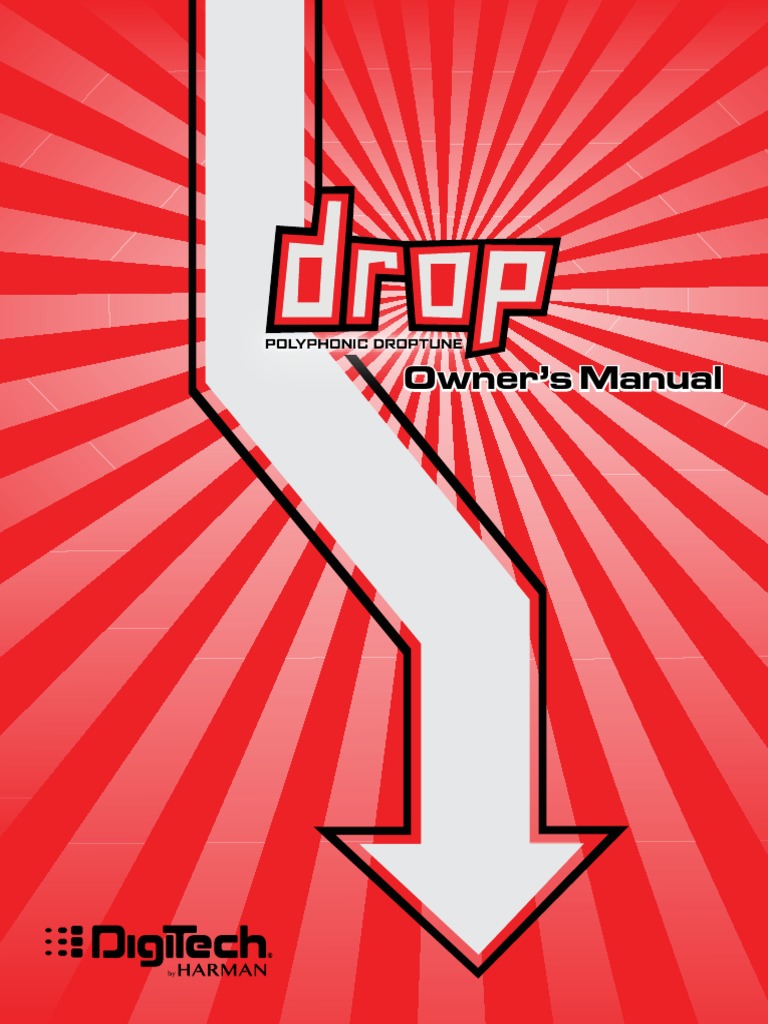 DigiTech Drop Manual | PDF | Amplifier | Switch
