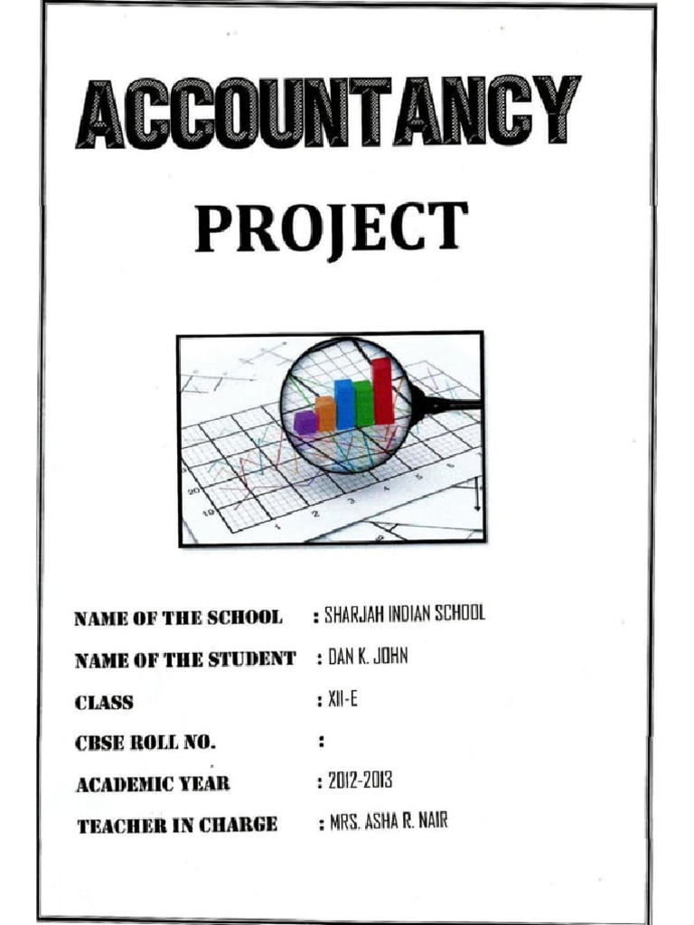 Accountaccy Project Cbse | PDF