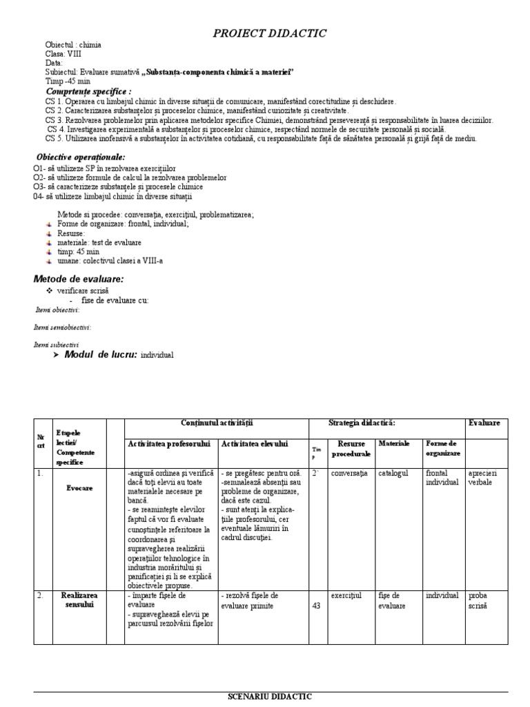Lectie Evaluare | PDF
