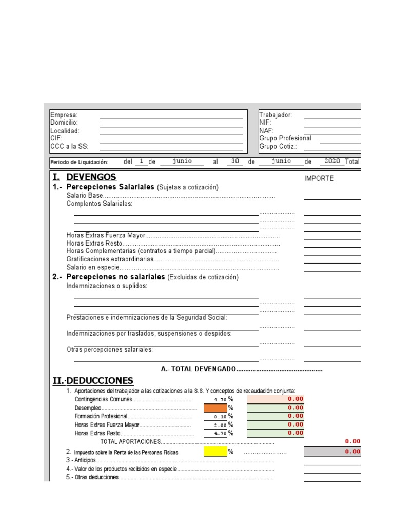 SOLUCIONES Ej Nóminas | PDF | Salario | Reclutamiento