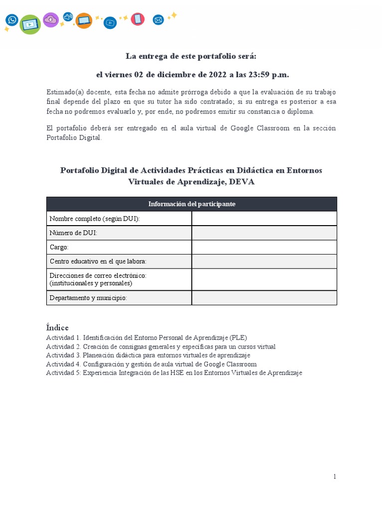 DESCARGAR-Portafolio Digital en DEVA 5 | Descargar gratis PDF | Comunicación | Cognición