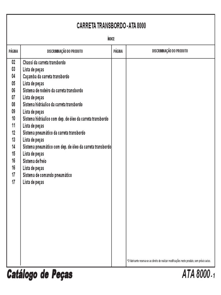 Catalogo ATA 8000.pmd | PDF | Engenharia Mecânica | Bens manufaturados