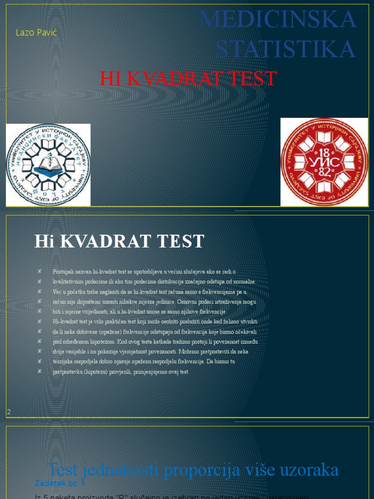 Hi Kvadrat Test | PDF