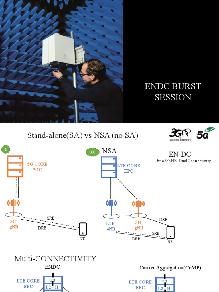 ENDC Presentation | PDF | Network Architecture | Telecommunications Engineering