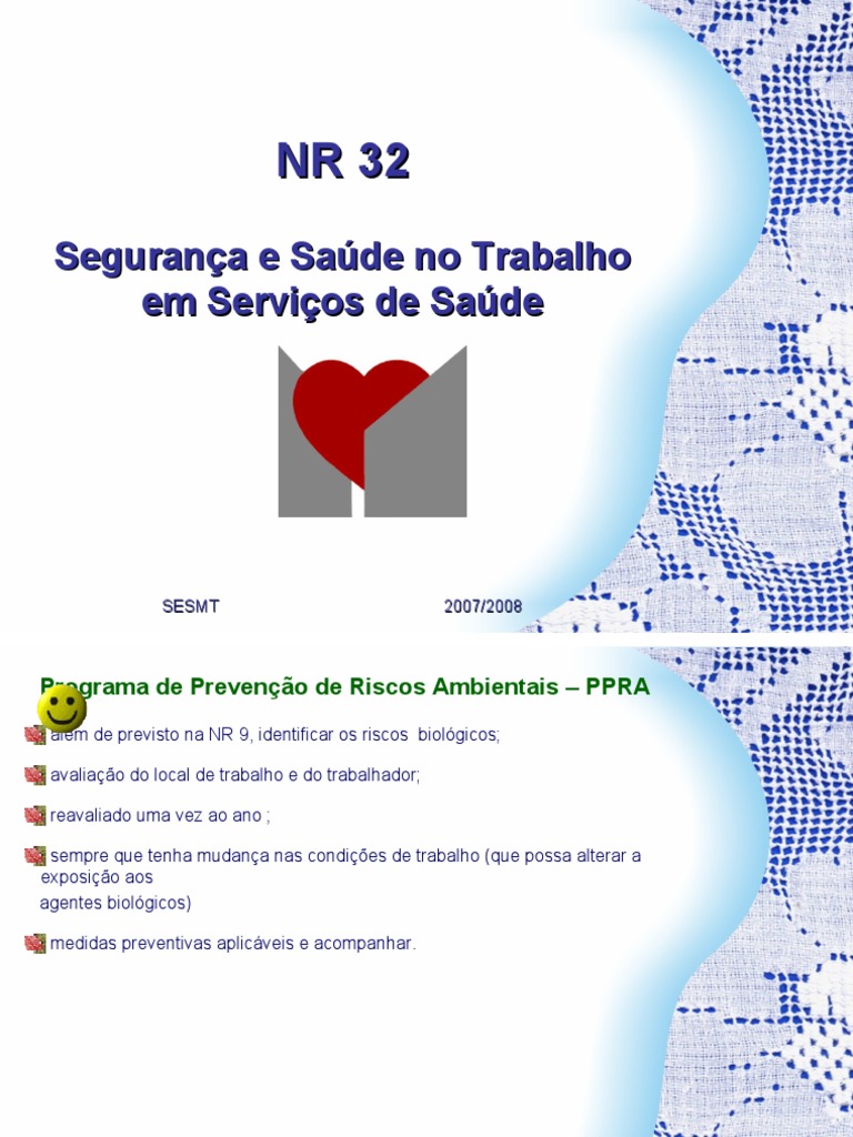 NR32 | PDF | Desperdício | Radiação