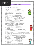 Comparative Adjectives Exercises Guide | PDF
