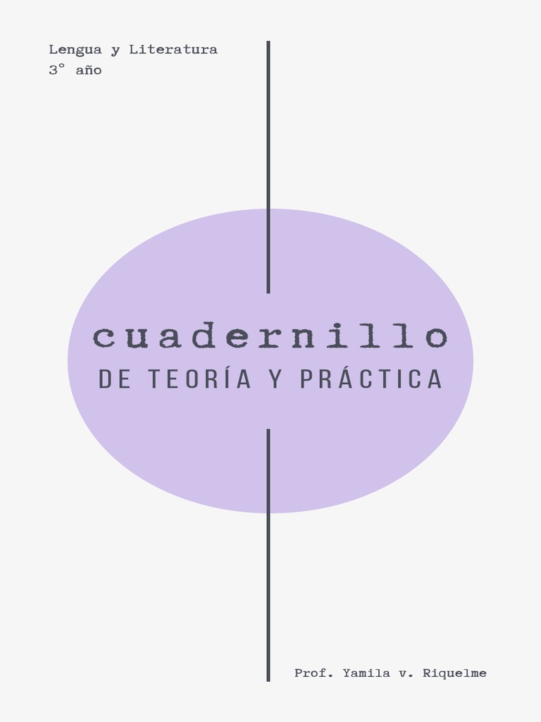 Cuadernillo LyL - 3° Año - 220510 - 102542 | PDF | Teatro | Verbo