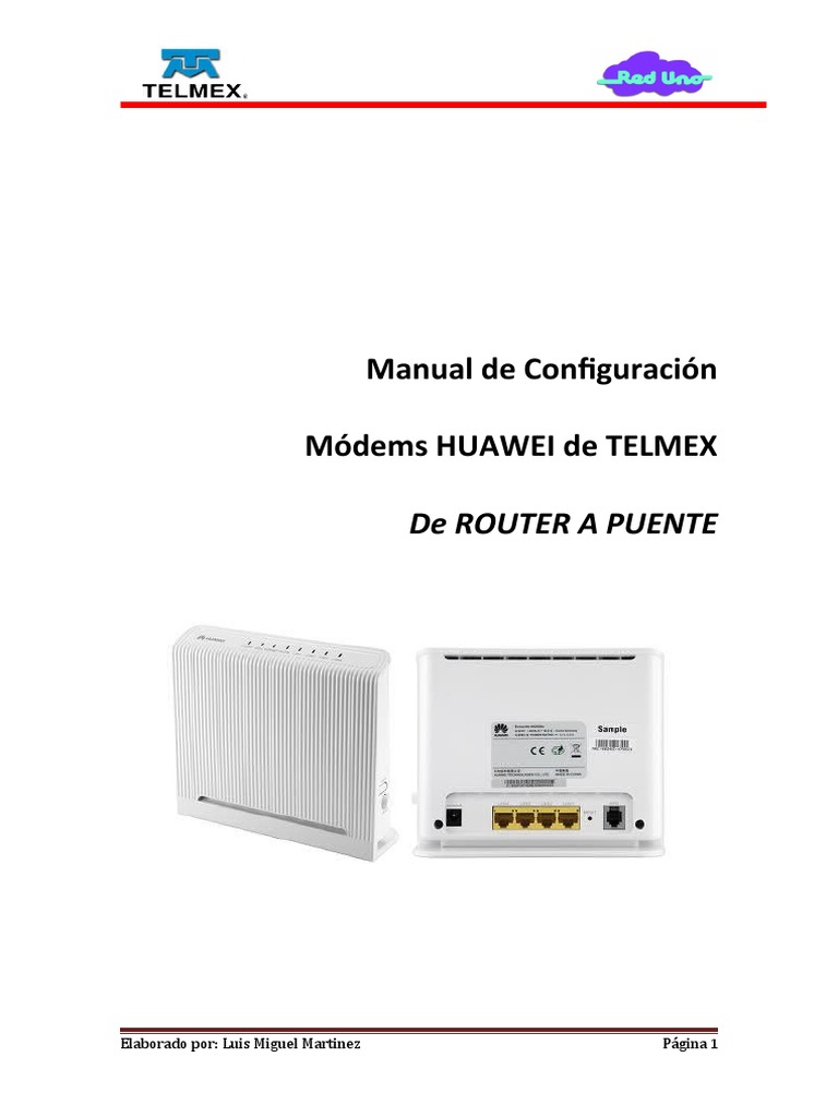 Configuracion Modem Huawei | PDF
