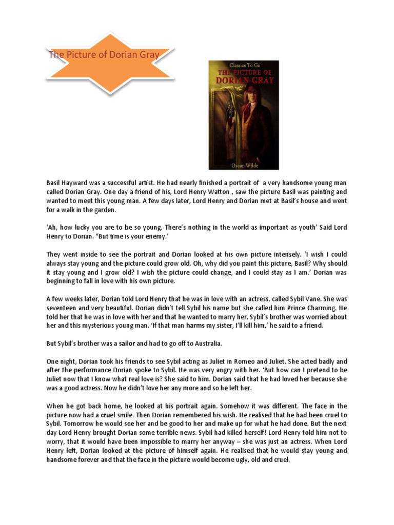 The Portrait of Dorian Gray: A Tale of a Man's Desire for Eternal Youth ...