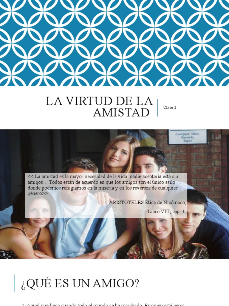 La Virtud de La Amistad | PDF | Amistad | Jesús