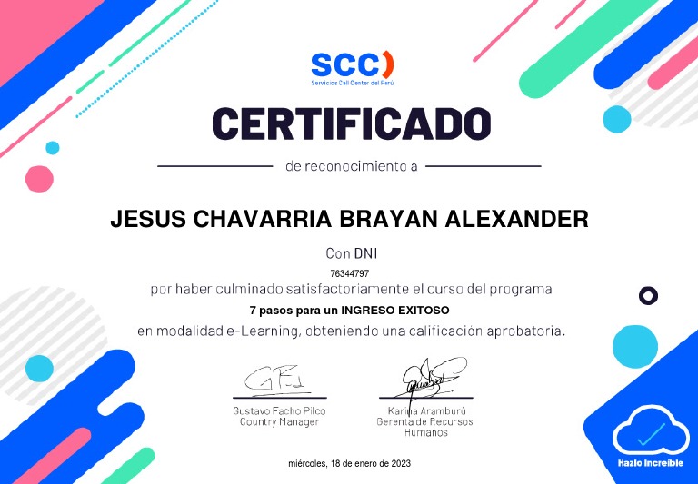 Descarga Tu Certificado de Cursado | PDF Descarga Tu Certificado de Cursado | PDF