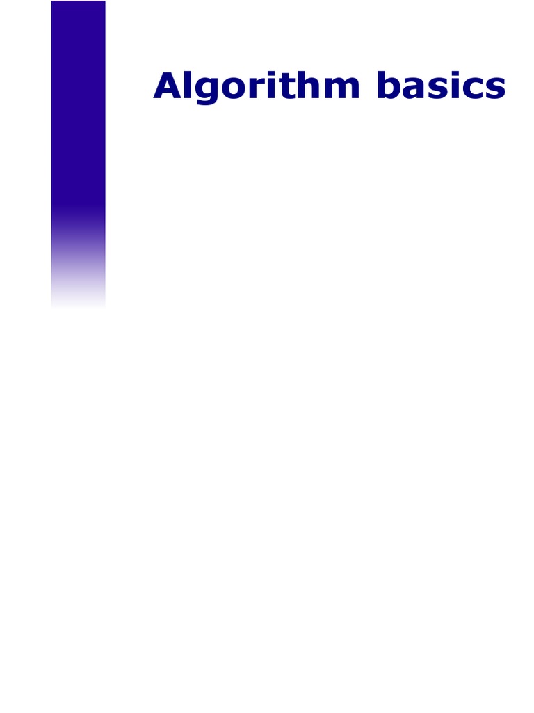 Algorithm Basicsfinal Pdf Data Type Control Flow 0576