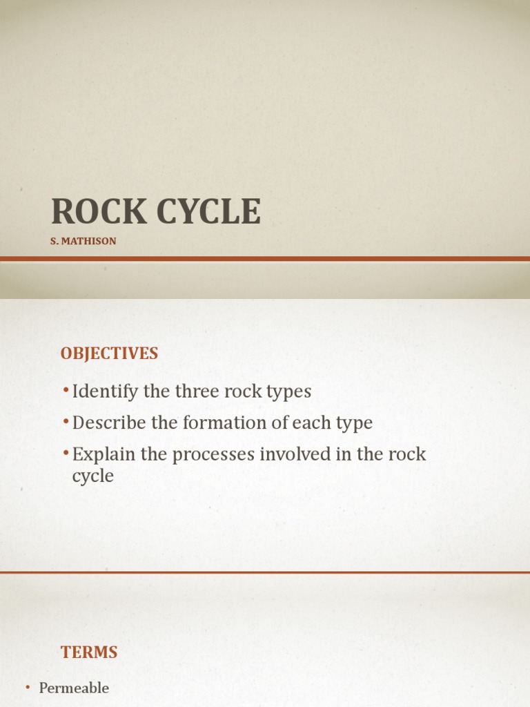 Grade 10 Rock Cycle | PDF | Rock (Geology) | Sedimentary Rock