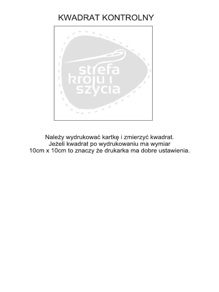 Kwadrat Kontrolny | PDF