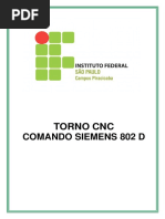 Máquinas CNC - Funções G00 G01 G02 G03 | PDF