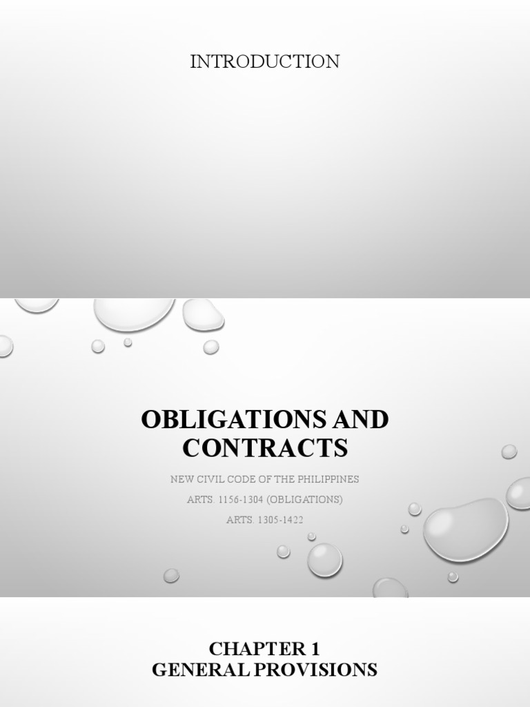 Obligations and Contracts Powerpoint | PDF | Payments | Negligence