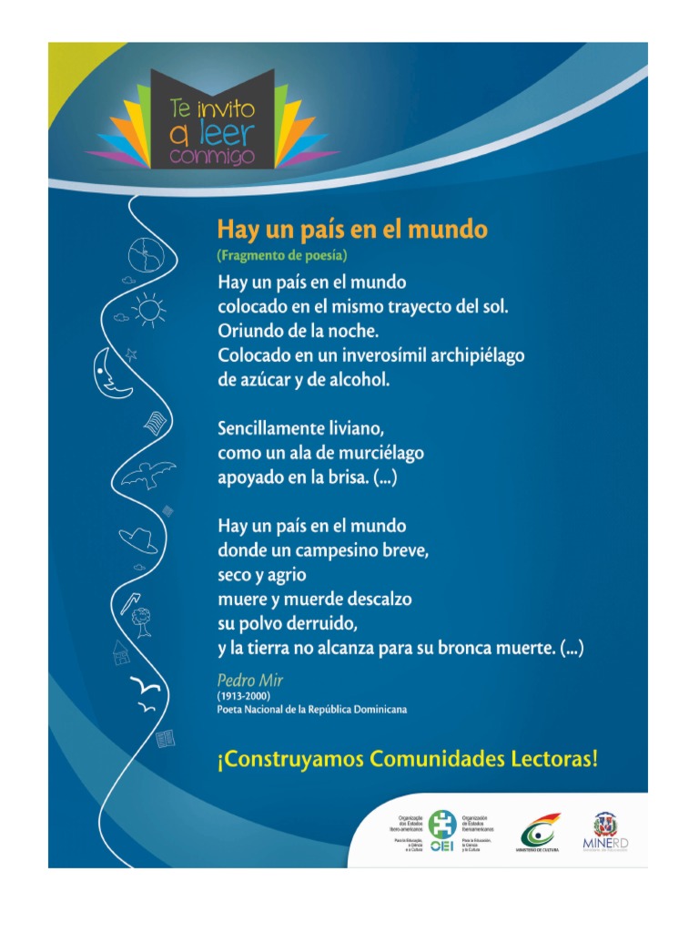 Hay Un Pai S en El Mundo Texto y Actividades | PDF | Poesía | Autor